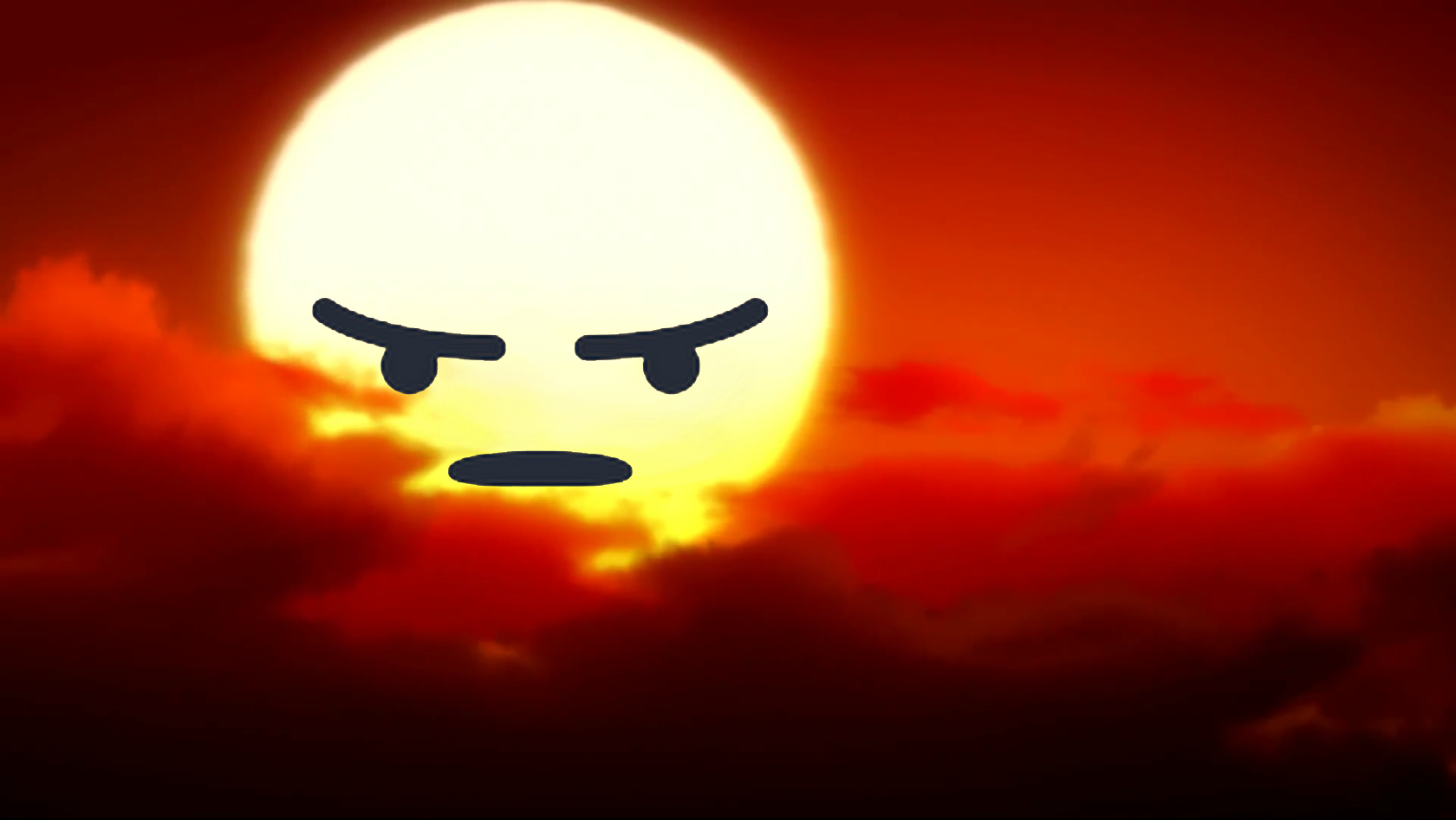 Angry sun | Angery | Know Your Meme