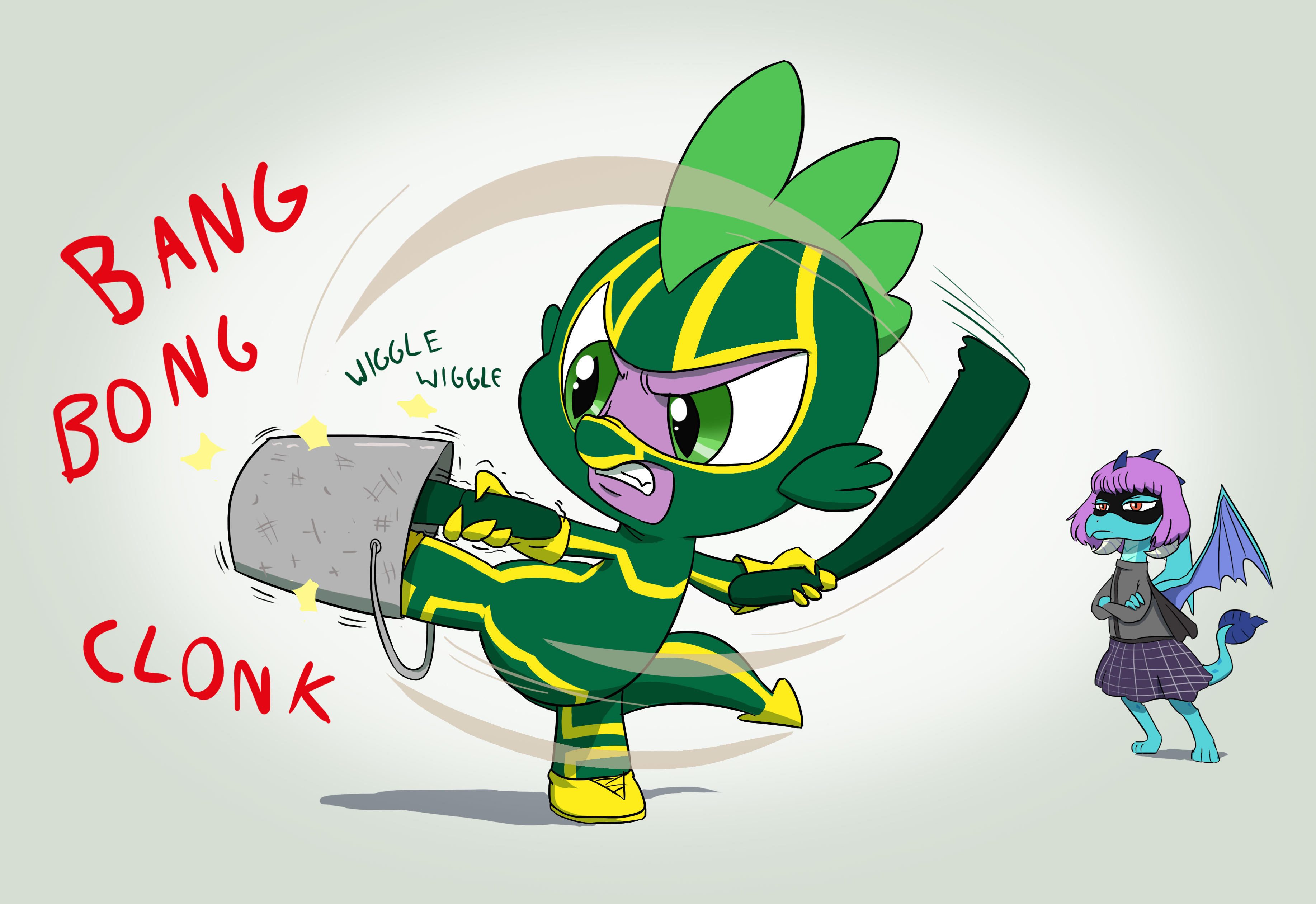 Kick Ass Spike by doubleWbrothers | My Little Pony: Friendship is Magic ...