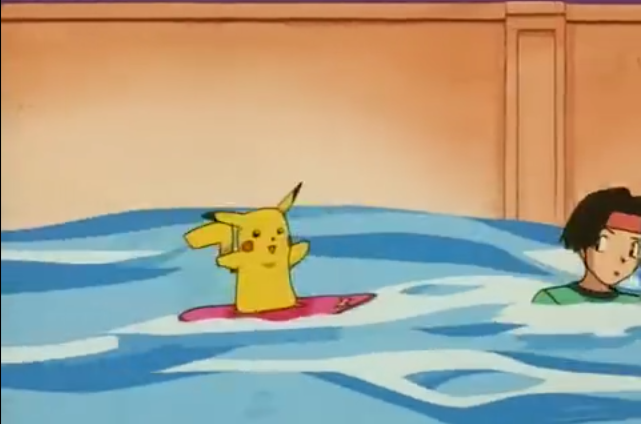 Pikachu Using Surf | Pokémon | Know Your Meme