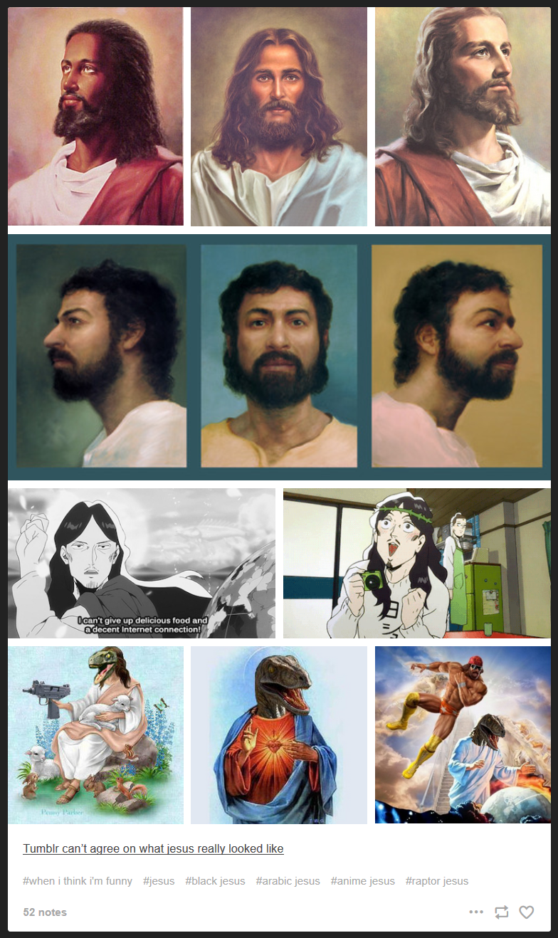 Tumblr can’t agree on what jesus really looked like | Different ...