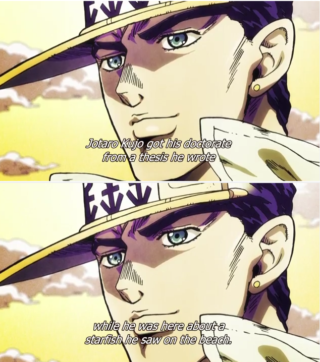 A truly legendary marine biologist | JoJo's Bizarre Adventure | Know ...