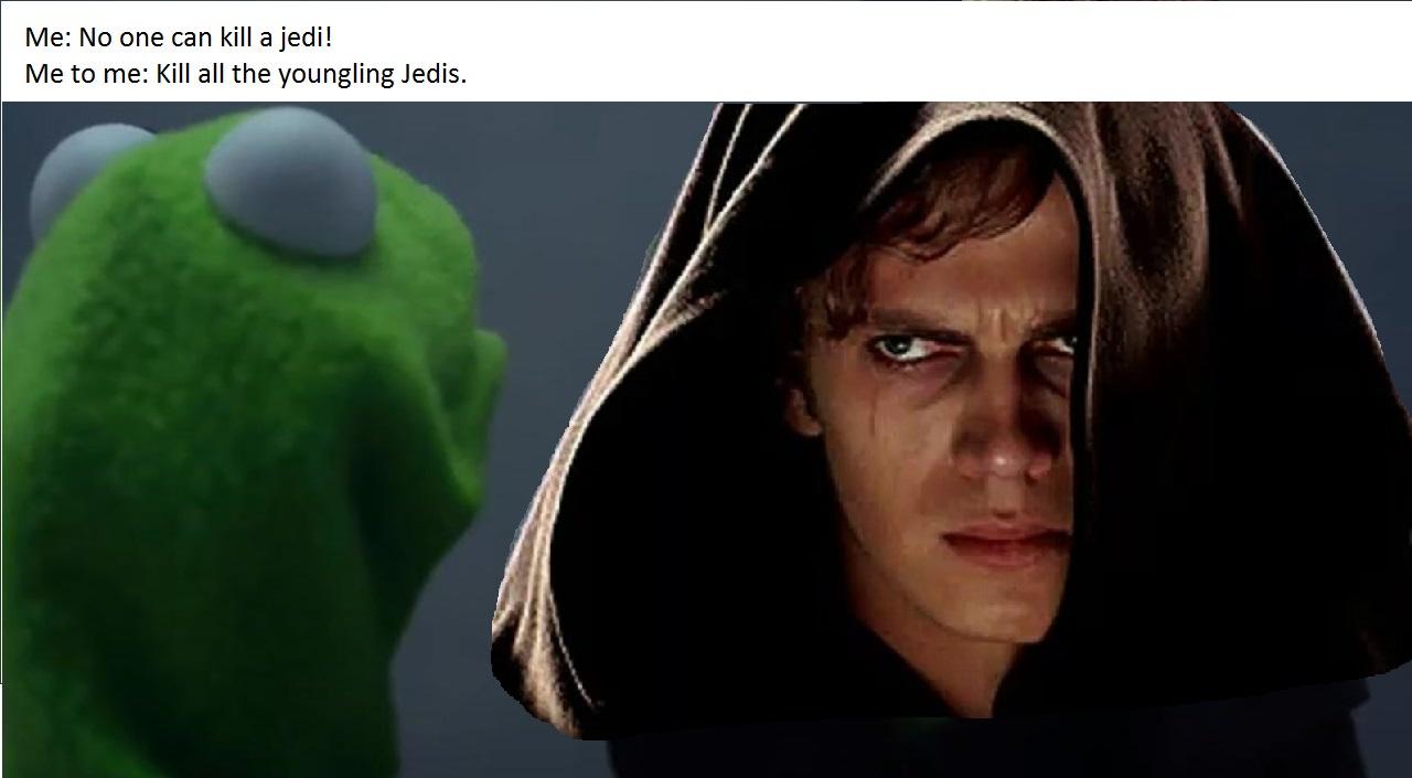 Evil anakin | Evil Kermit | Know Your Meme