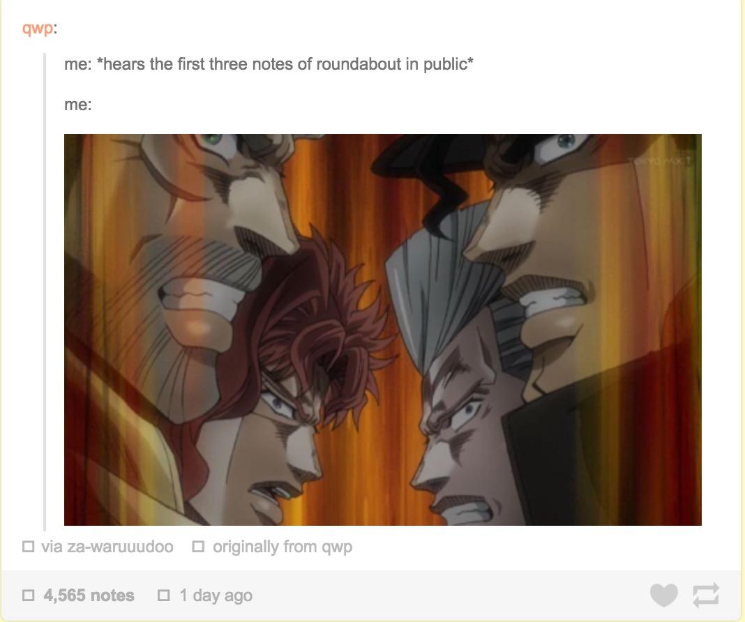 Roundabout | JoJo's Bizarre Adventure | Know Your Meme