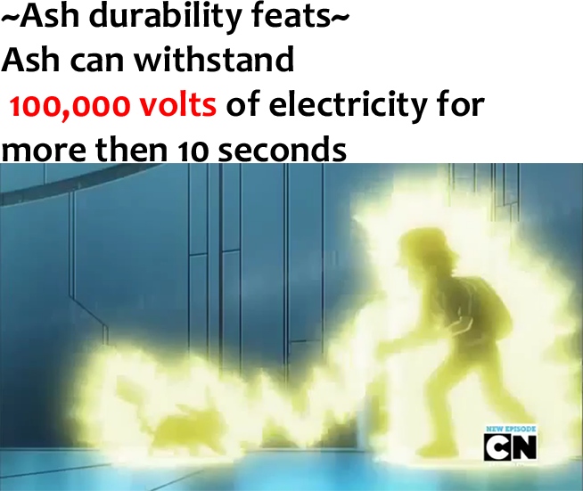 Ash durability feats | Pokémon | Know Your Meme