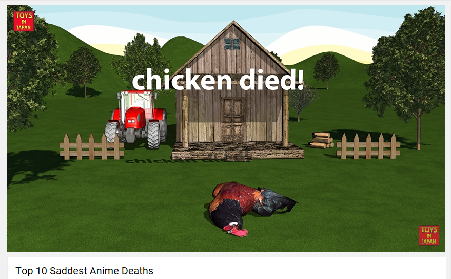 Chicken died! | Top 10 Anime List Parodies | Know Your Meme