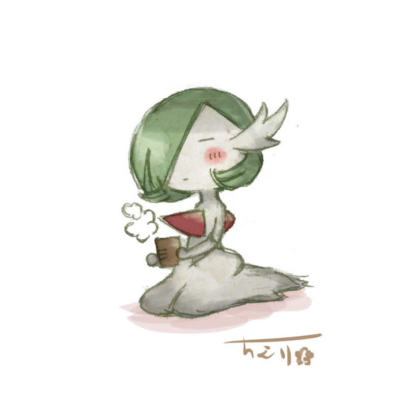 Mega Gardevoir having tea | Gardevoir | Know Your Meme
