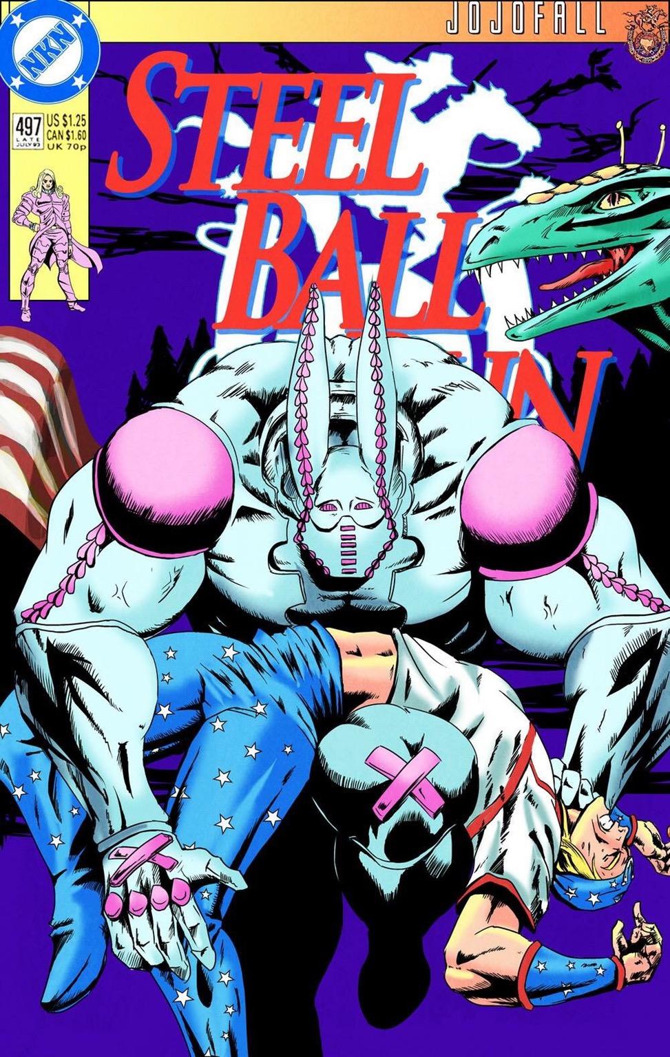 Steel Ball Run Comic Cover - Batman homage | JoJo's Bizarre Adventure ...