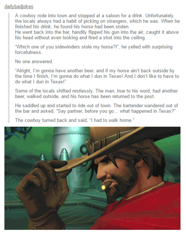 One day, McCree rode into town... | Overwatch | Know Your Meme