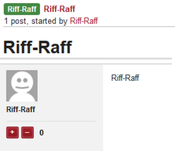 Riff Raff | Know Your Meme | Know Your Meme