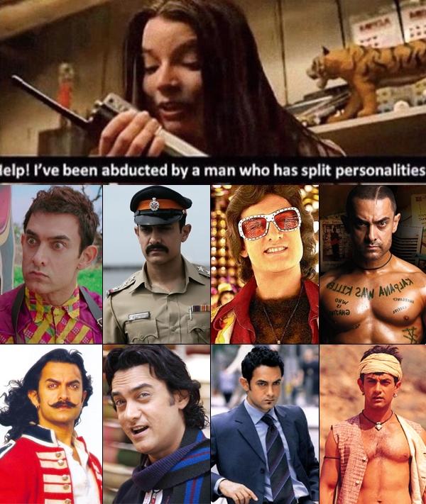 aamir khan | Multiple Personalities Captor | Know Your Meme