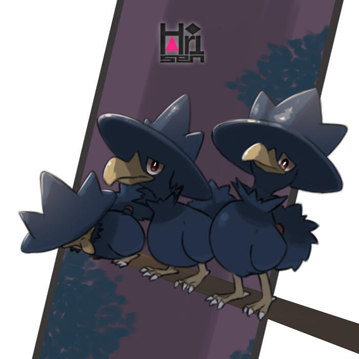 A murder of Murkrow | Pokémon | Know Your Meme