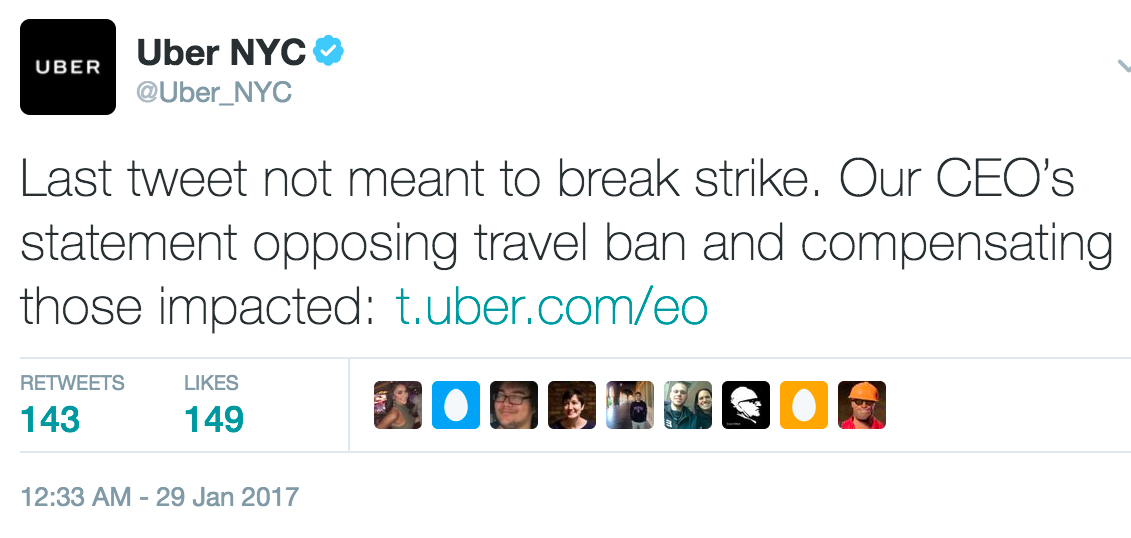 Uber's Response | Uber | Know Your Meme