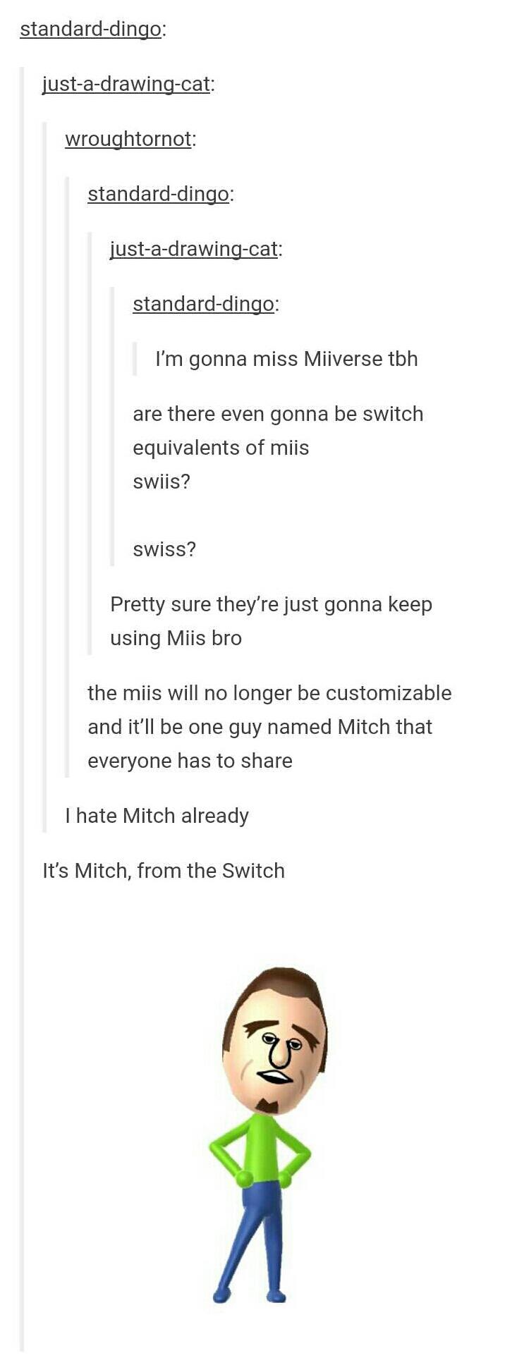 Mitch for the Switch | Nintendo Switch | Know Your Meme