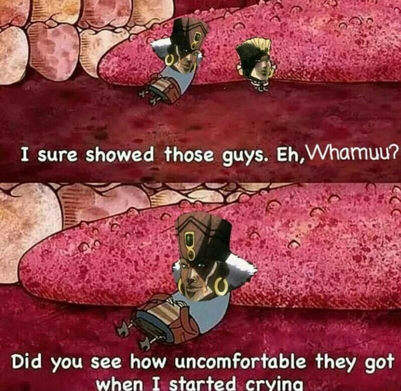 Tears | JoJo's Bizarre Adventure | Know Your Meme