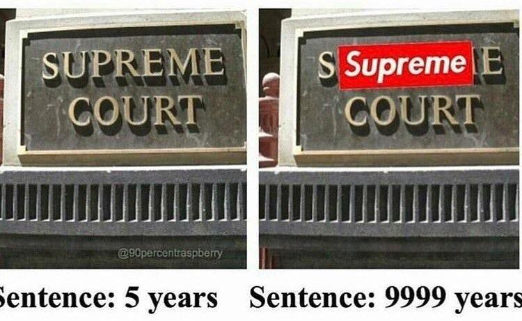 SUPREME court | Supreme | Know Your Meme