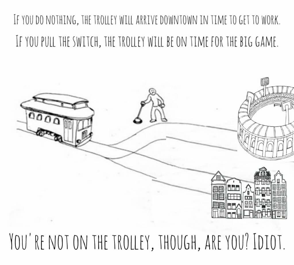 Not Your Job, Idiot | The Trolley Problem | Know Your Meme