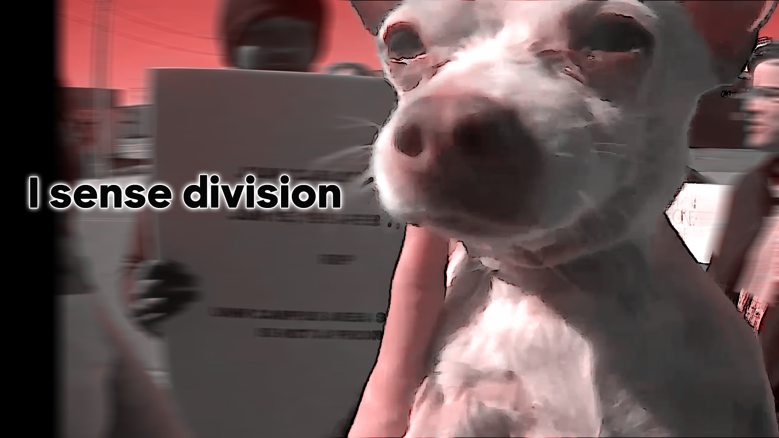Division Dog | He Will Not Divide Us | Know Your Meme