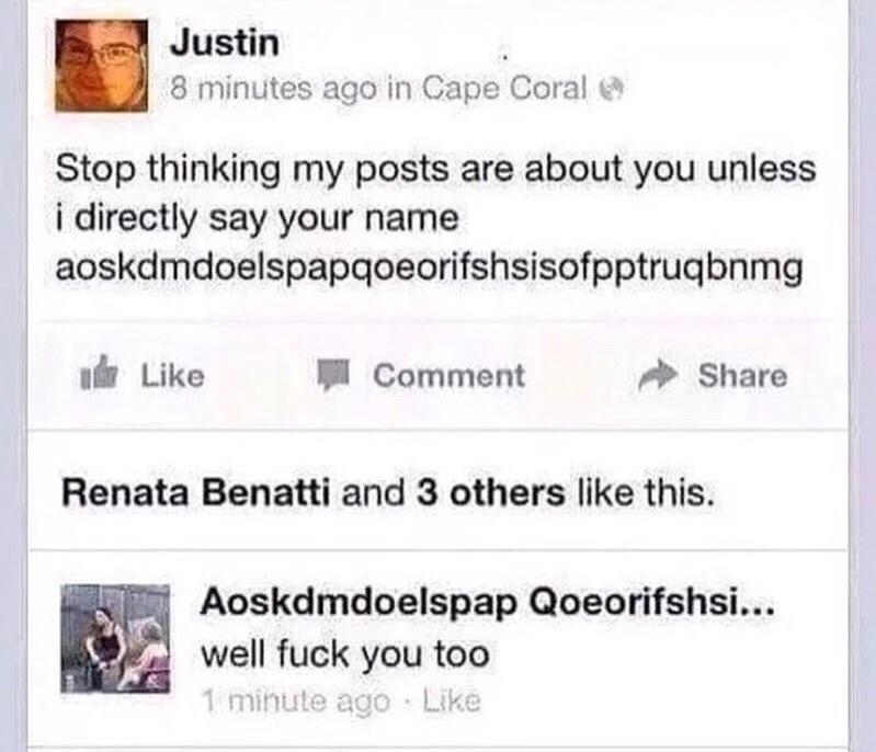 alrighty then Justin | Facebook / Meta | Know Your Meme