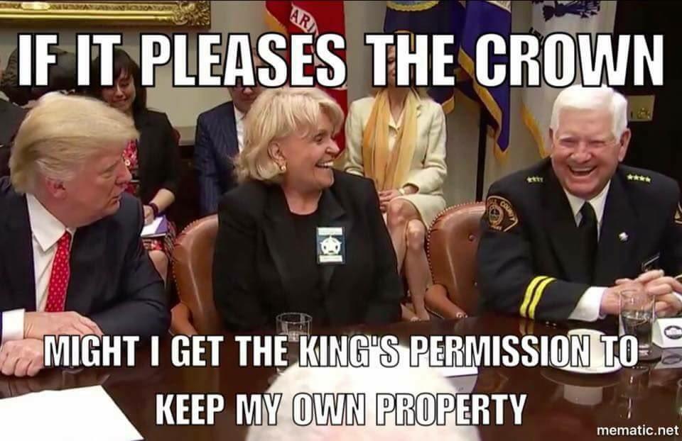 Might I get the king's permission to keep my own property | If It ...