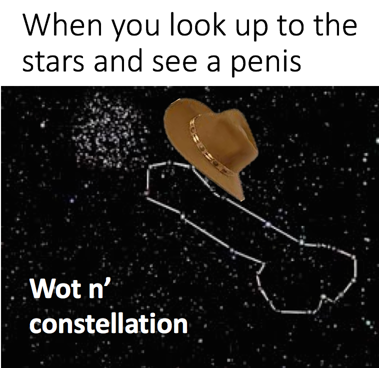 Wot n constellation | What in Tarnation | Know Your Meme