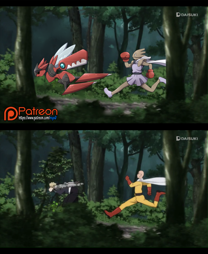 One Punch Mon Running Scene | One-Punch Man | Know Your Meme