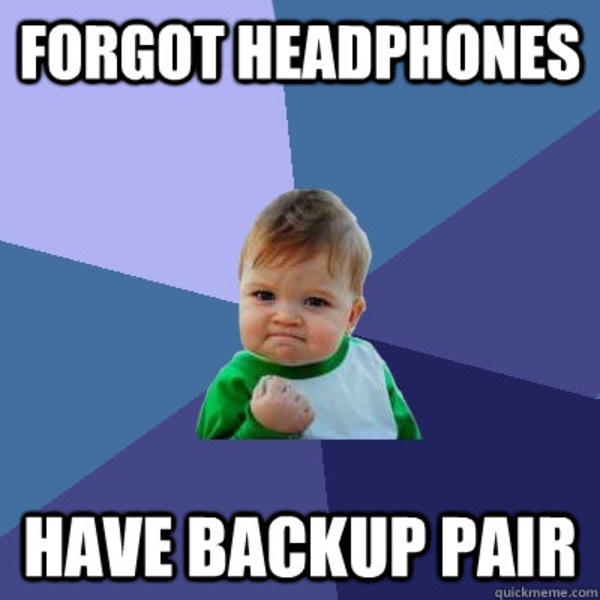 Success Kid | When You Forget Your Headphones | Know Your Meme