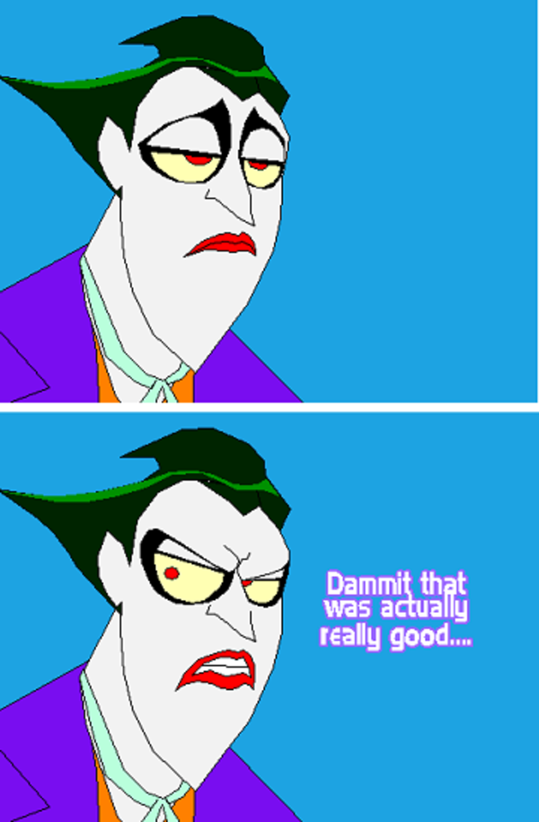 For when you can't help but give kudos to a joke even if it is a pun :3 ...