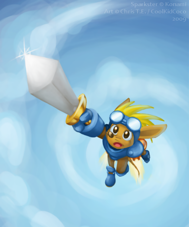 Fanart - Sparkster | Gaming | Know Your Meme