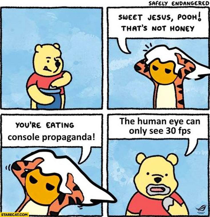 Console Propaganda | Sweet Jesus, Pooh! That's Not Honey! | Know Your Meme