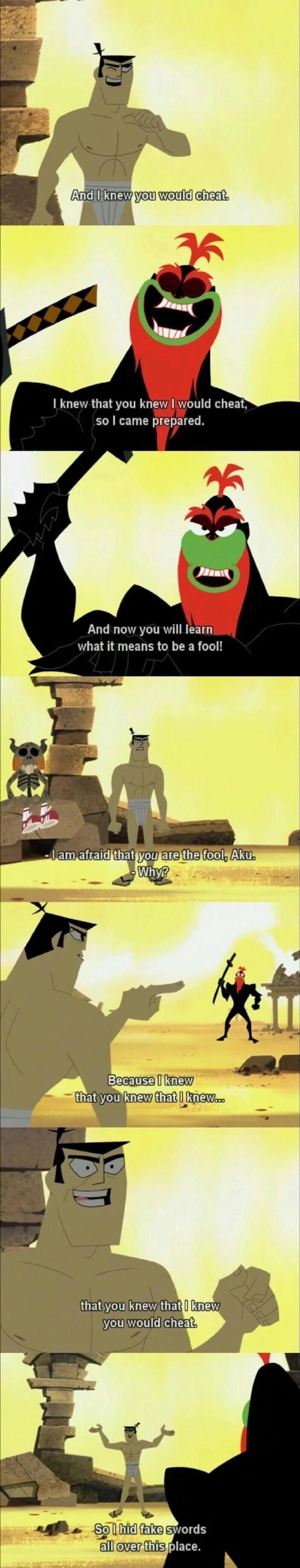 Jack being smug | Samurai Jack | Know Your Meme