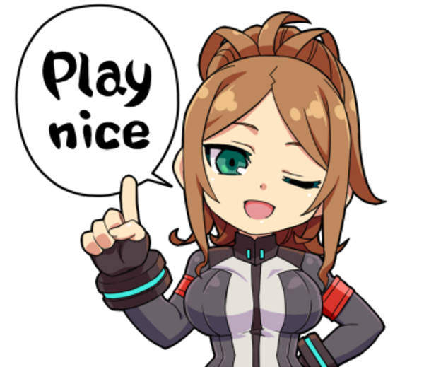 Play nice | Azure Striker Gunvolt | Know Your Meme