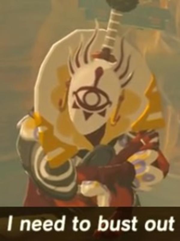 Bust out | The Legend of Zelda: Breath of the Wild | Know Your Meme