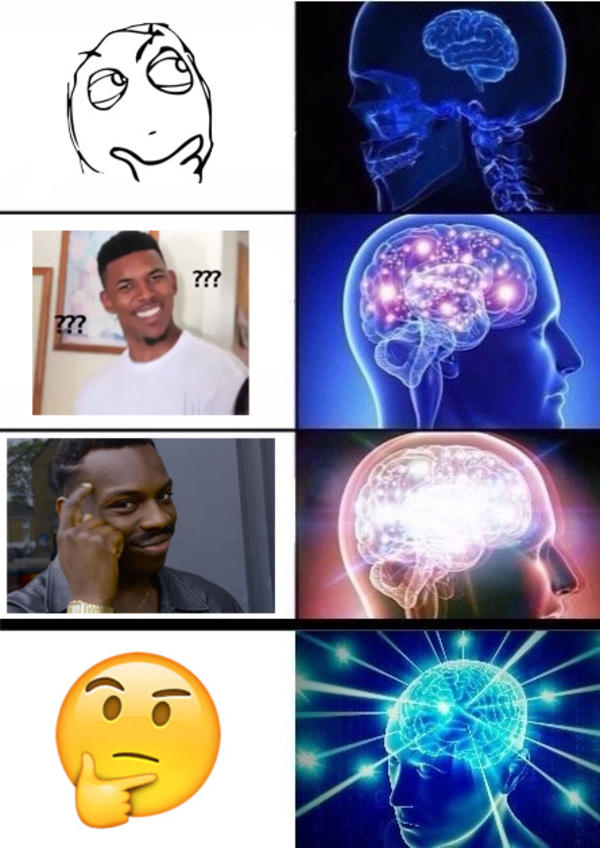 Expanding Thought | Thinking Face Emoji 🤔 | Know Your Meme