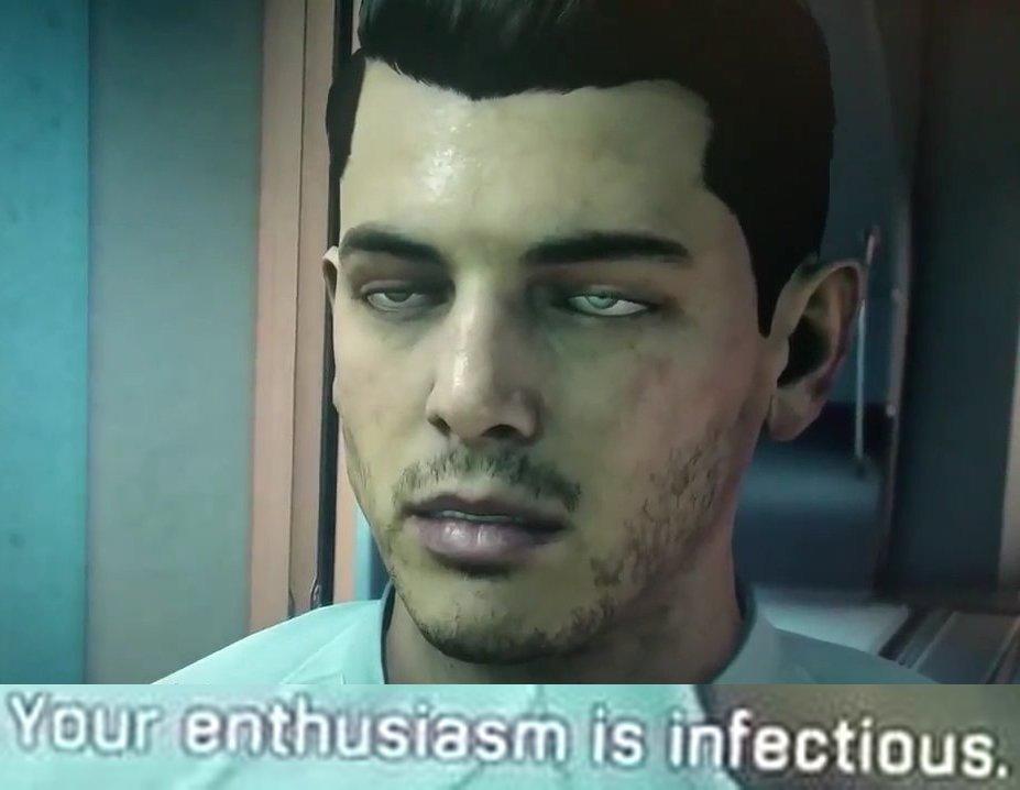 Your enthusiasm is infectious | Mass Effect: Andromeda | Know Your Meme