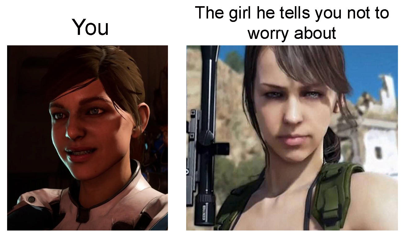 ME:A vs MGSV | Mass Effect: Andromeda | Know Your Meme