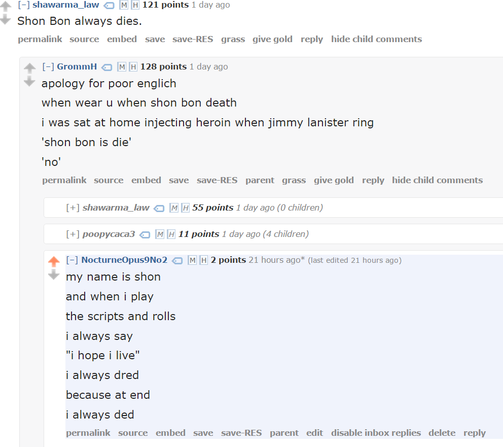 shon bon | "i lik the bred" | Know Your Meme