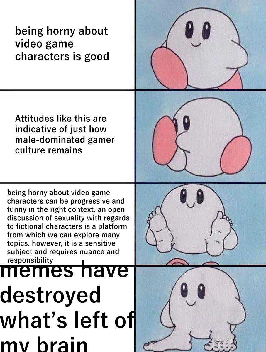 kirby feet growing brain | Kirby's Human Feet | Know Your Meme