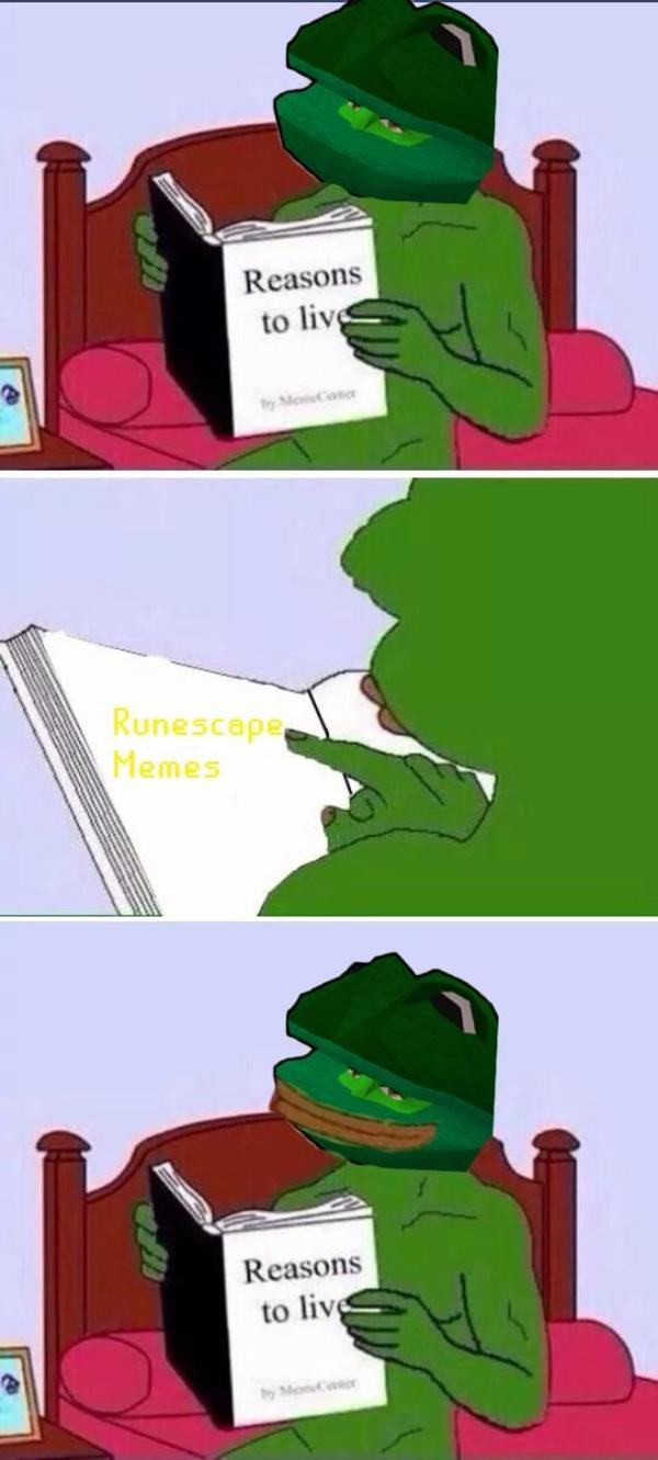 Reasons to Live | RuneScape | Know Your Meme