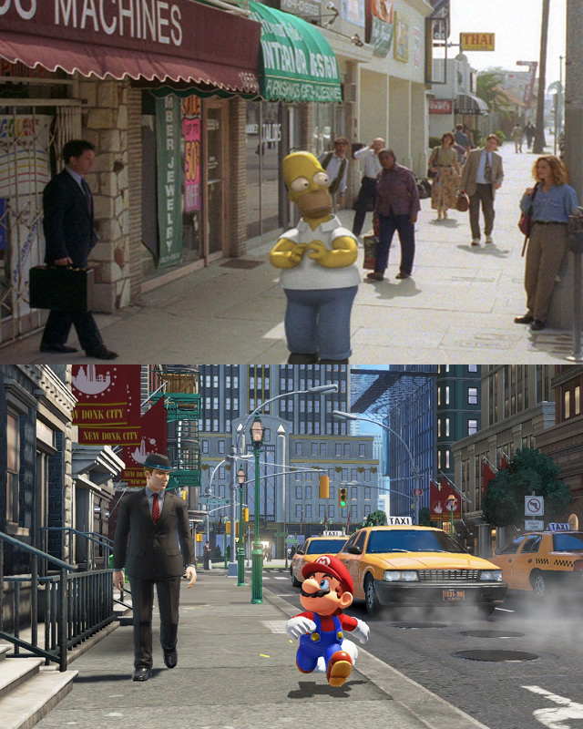 Homer 3D And Super Mario Odyssey | Super Mario Odyssey | Know Your Meme