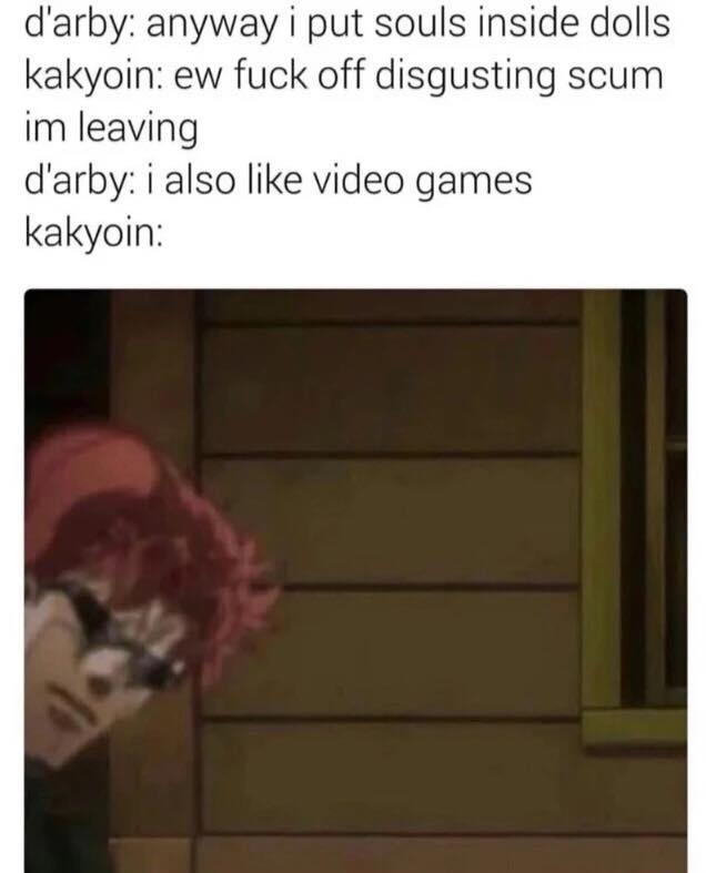 He can't resist. | JoJo's Bizarre Adventure | Know Your Meme