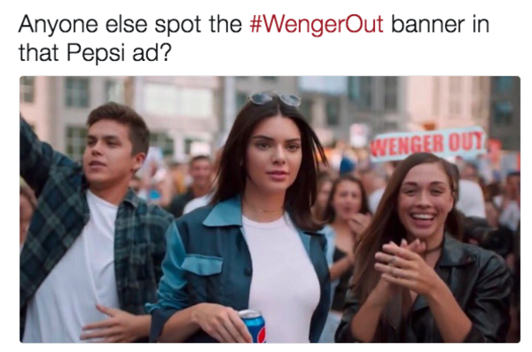 If Only Wenger Had a Pepsi | Wenger Out | Know Your Meme