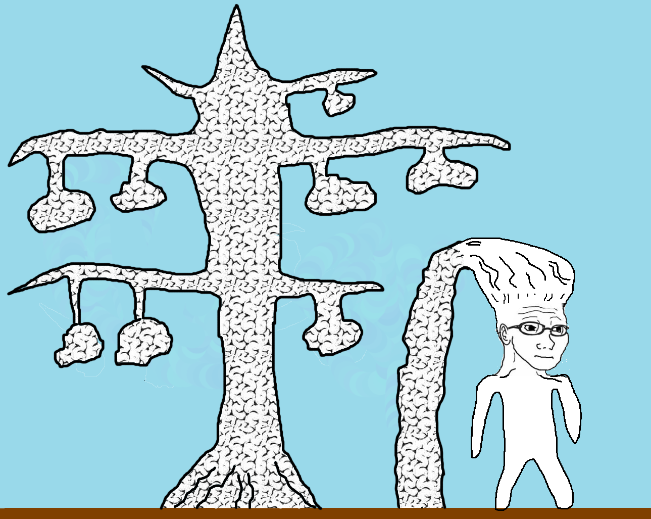 Improved brain tree | >tfw too intelligent / 2smart | Know Your Meme