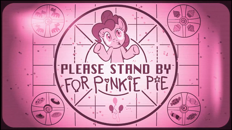 Pinkie Pie technical difficulties screen (from MLP Facebook post) | My ...