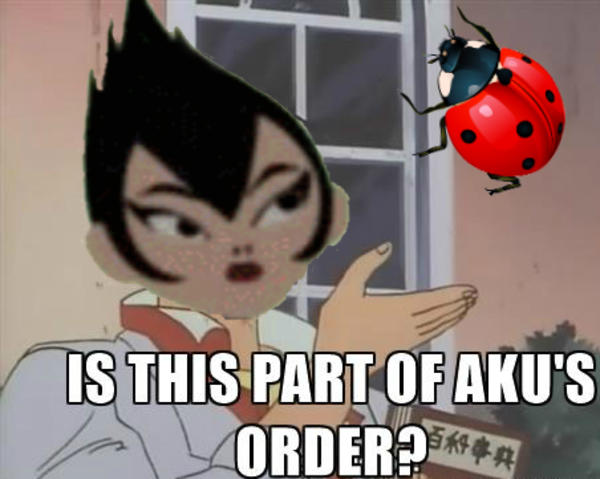 Is this a part of Aku's order? | Ashi | Know Your Meme