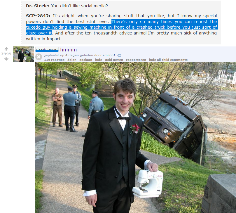 SCP-2842 | SCP Foundation | Know Your Meme