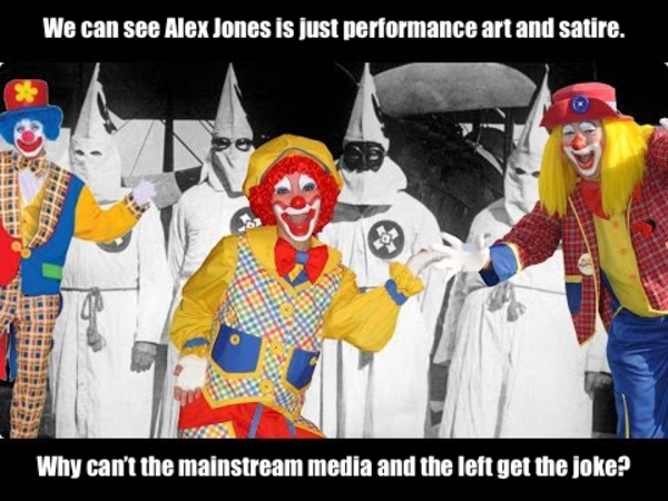 Satire and Performance Art | Alex Jones | Know Your Meme