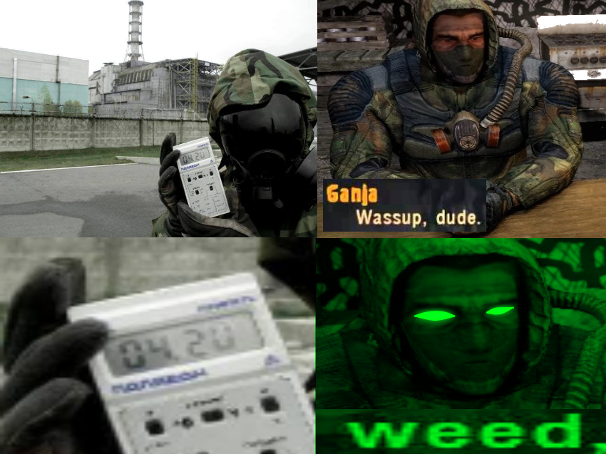 When I show Ganja my Geiger counter | 420 | Know Your Meme