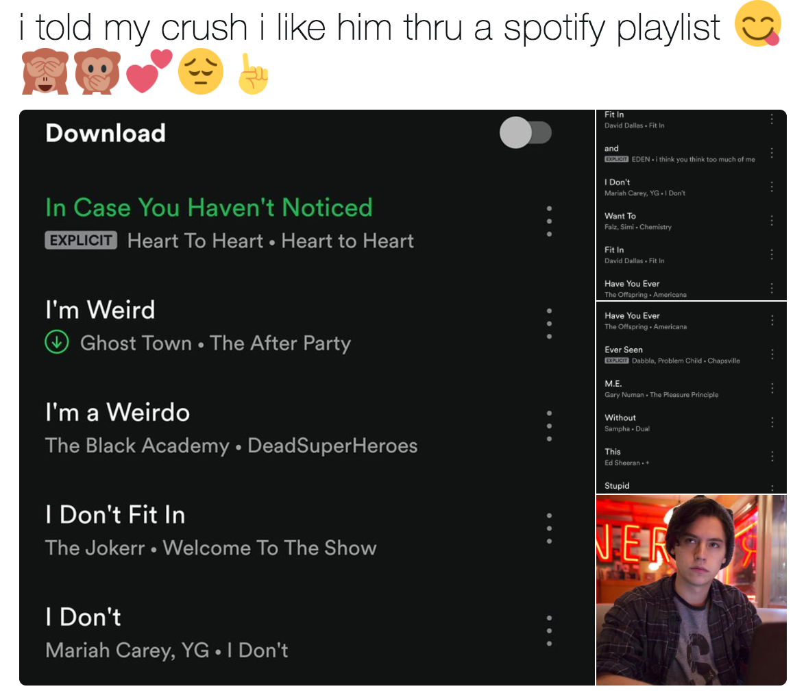 Jughead Example | Spotify Playlist Messages | Know Your Meme