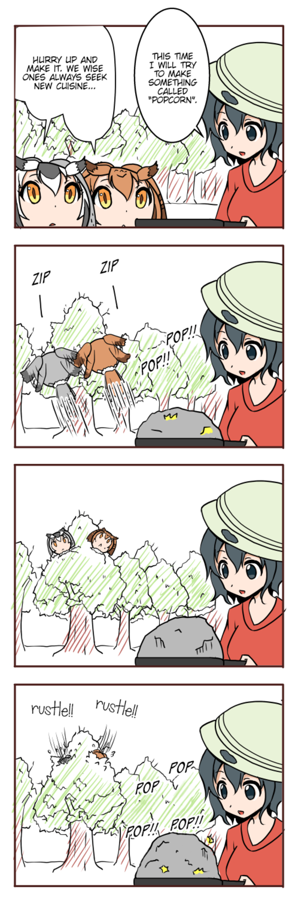 Let's make popcorn | Kemono Friends | Know Your Meme