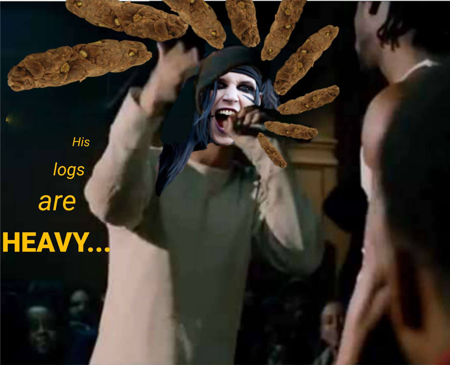 His logs are heavy | Andy' Sixx's Log of Shit | Know Your Meme